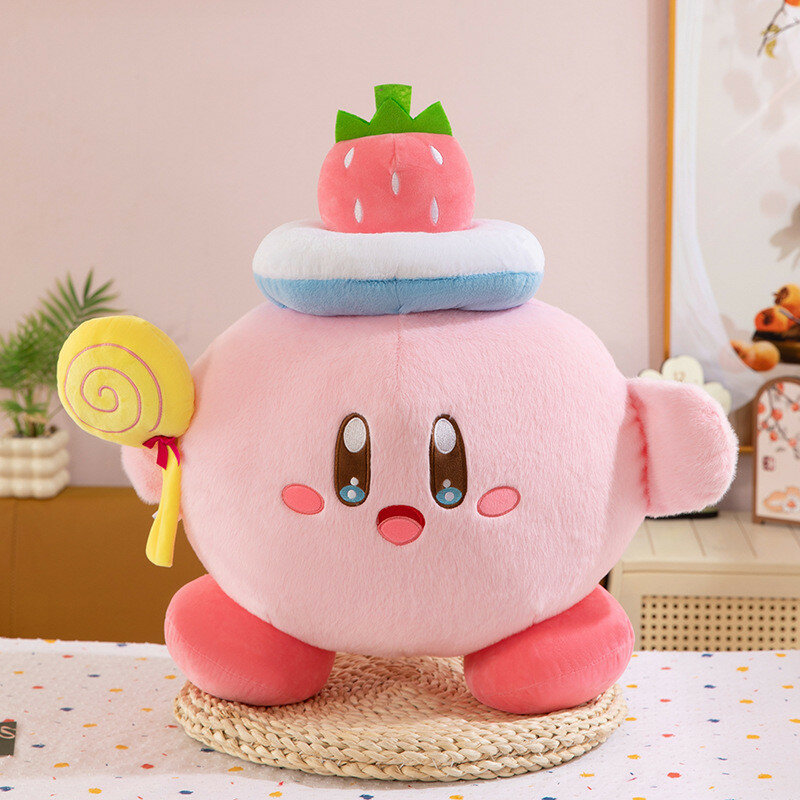 Kirby plush toy with pp cotton filling for kids room decor and gift ideas 55cm