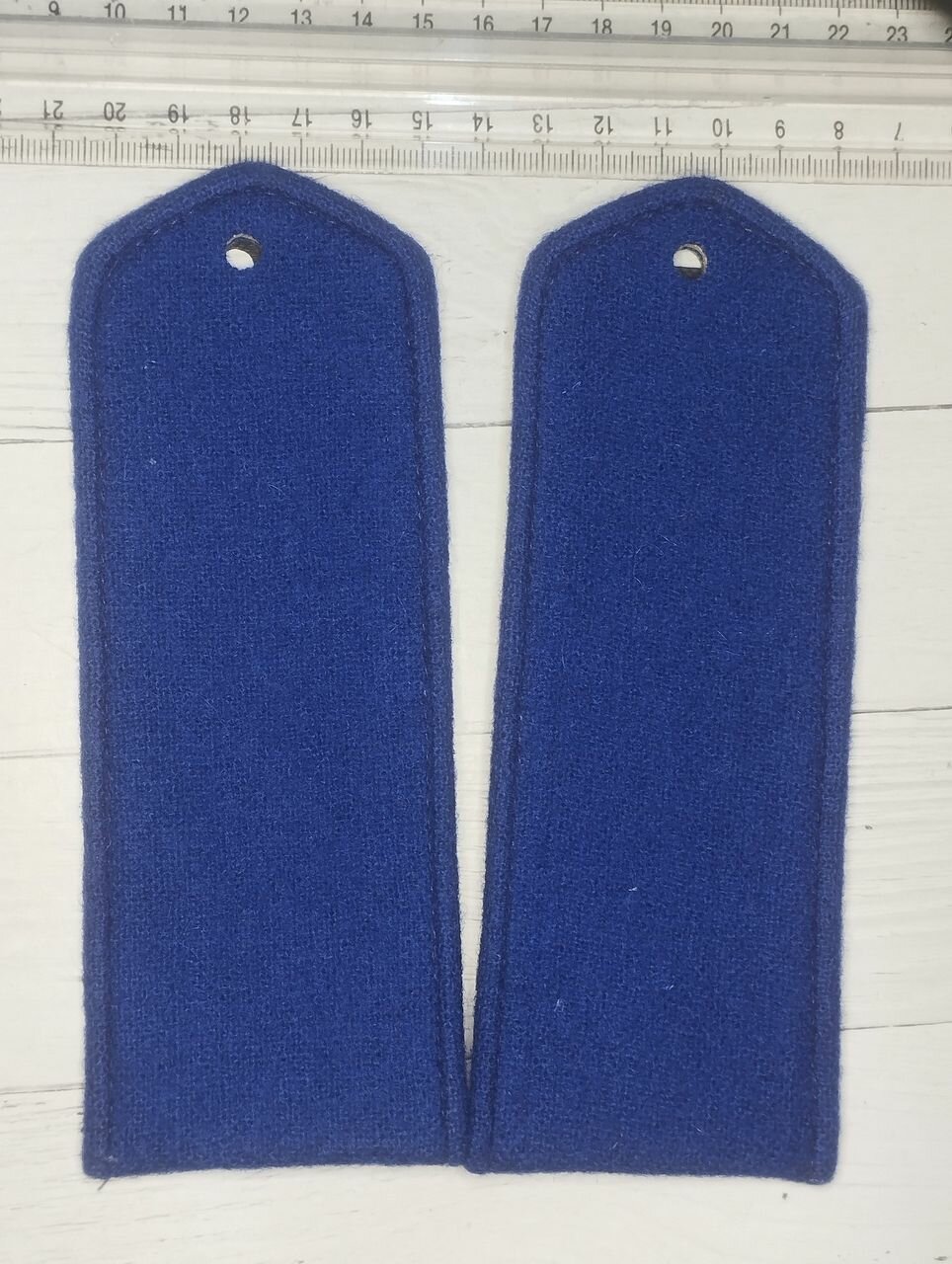 Пара Погоны Казаки (синий кант без просвета)