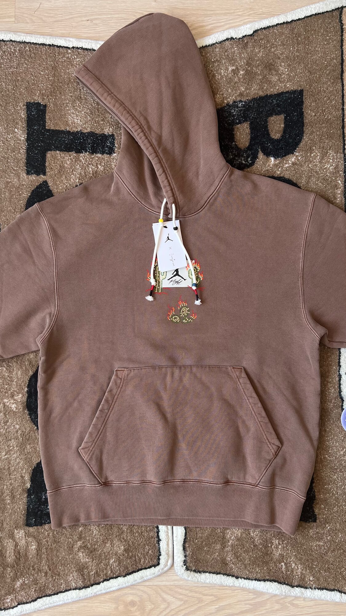 Худи NIKE AIR JORDAN TRAVIS SCOTT HOODIE ARCHAEO BROWN CACTUS JACK