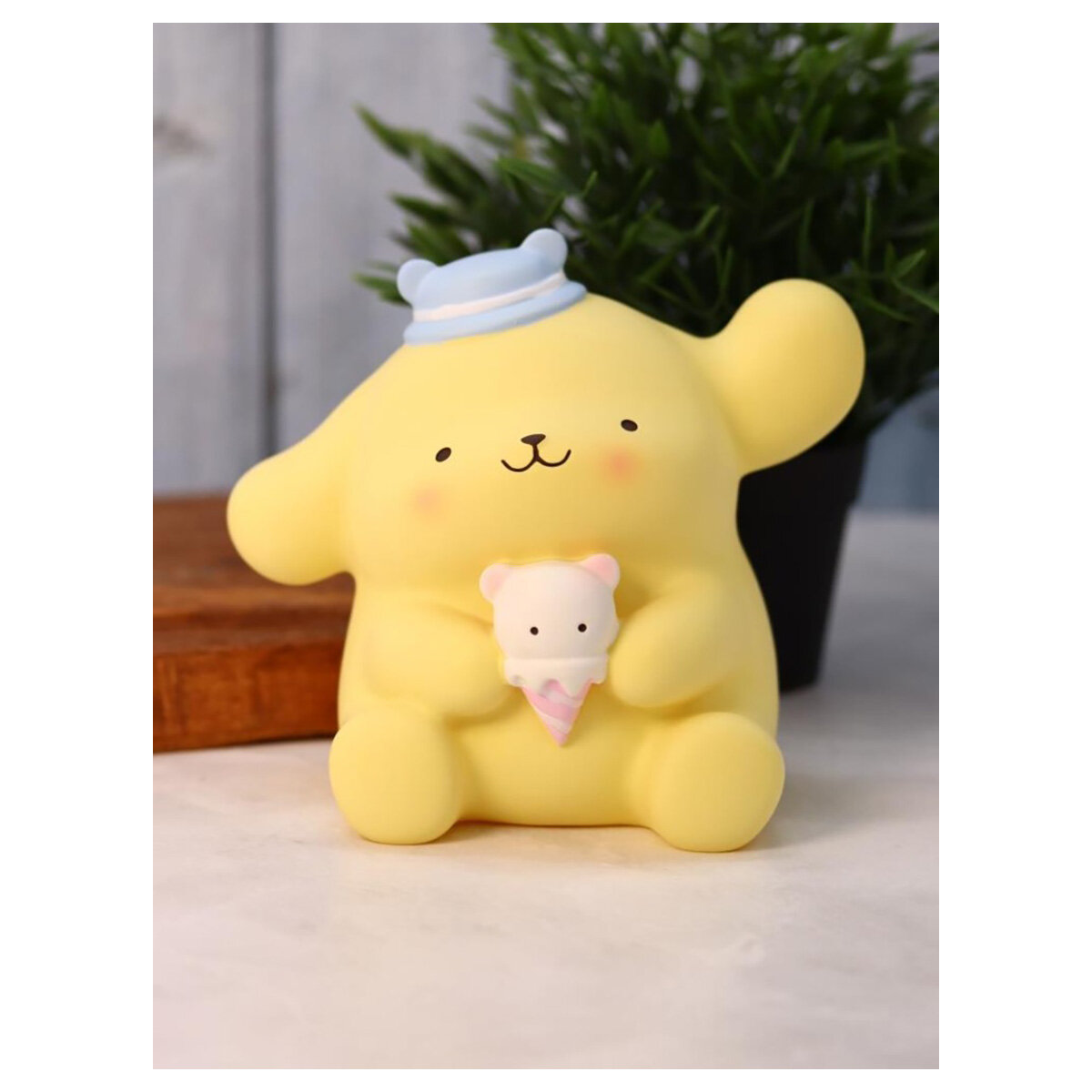 Копилка Dog ice cream, 11×11×14 см, синяя, декоративная модель 981-2A-LM78 для коллекции