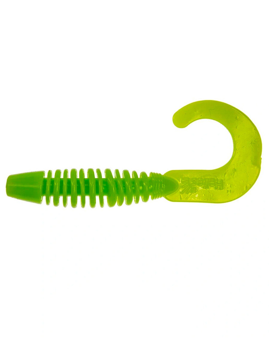 Твистер Helios Din 3,11"/7,9см Lime 6шт. (HS-33-008)