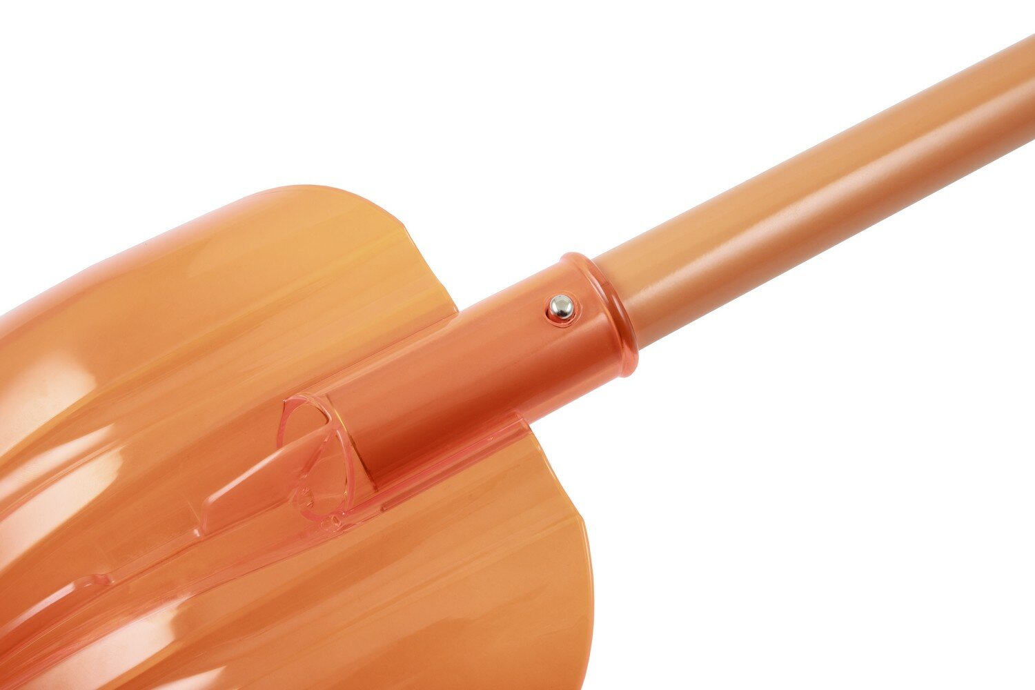 Лопата автомобильная снеговая компактная со съемным алюминиевым черенком, V-образной ручкой, ковш из поликарбоната, ELEMENT