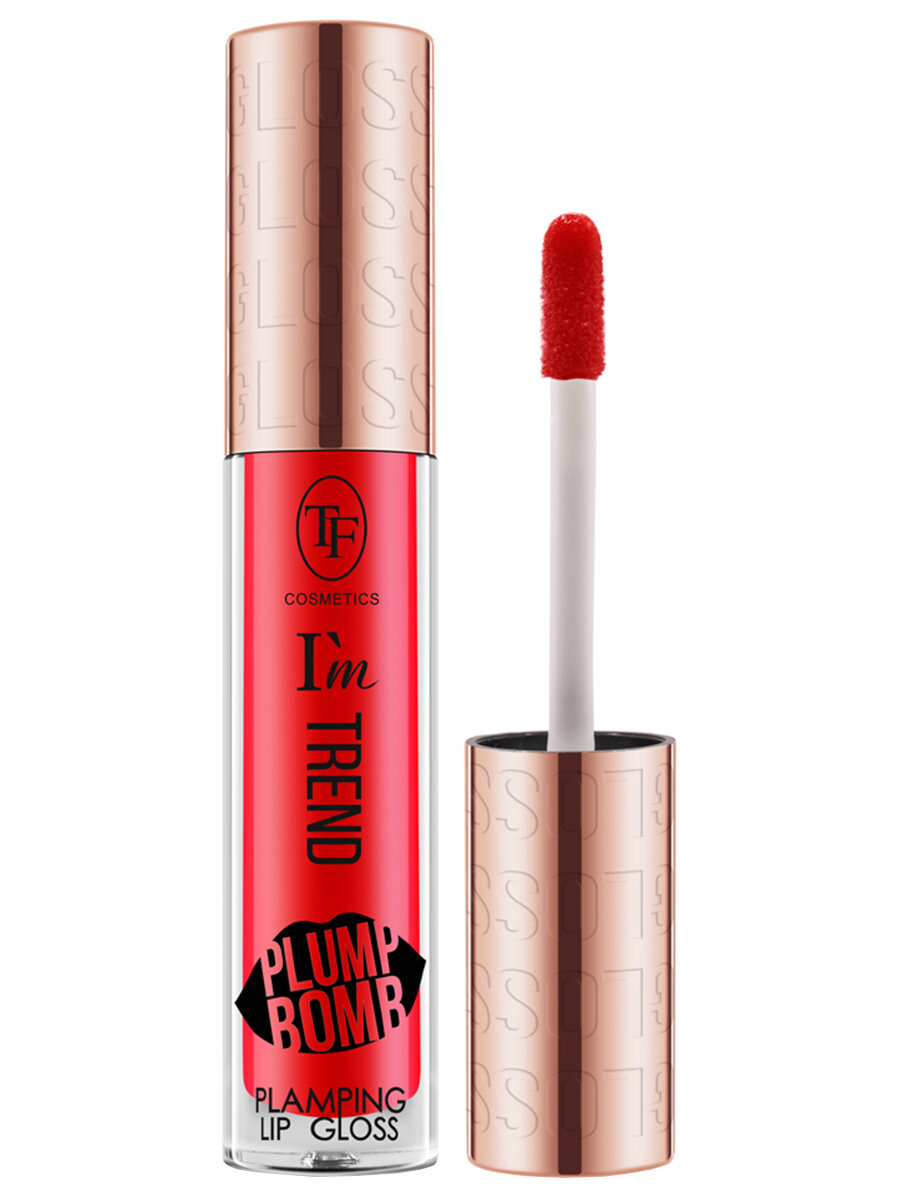 Плампер для губ TF cosmetics Plump Bomb I'm Trend, тон 03 strawberry swirl / клубничный вихрь