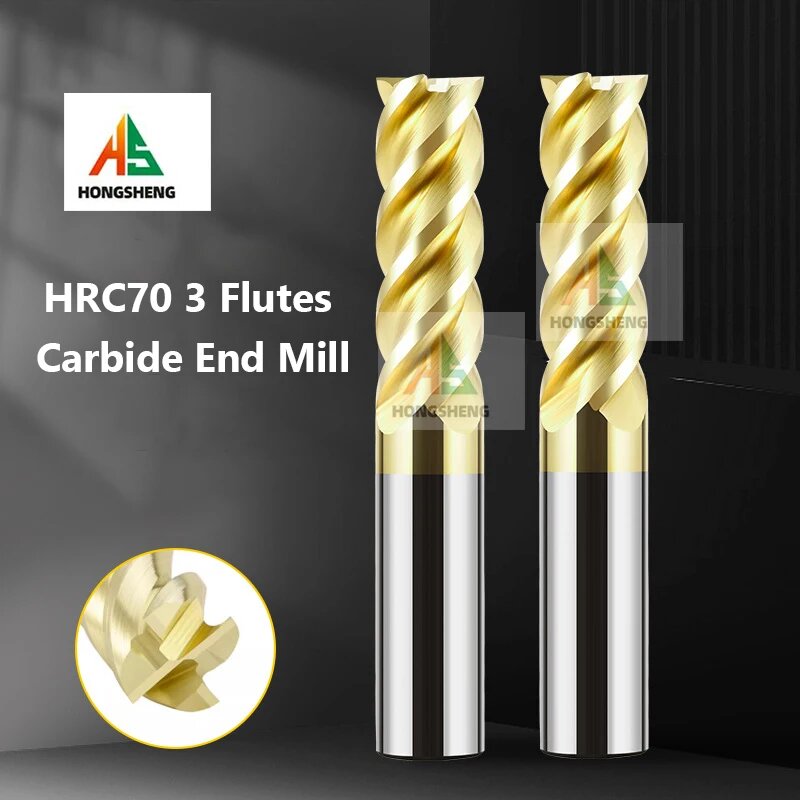 HUAKAIWL концевые фрезы из вольфрамовой стали HRC70 4 шт. 14X45X14X100