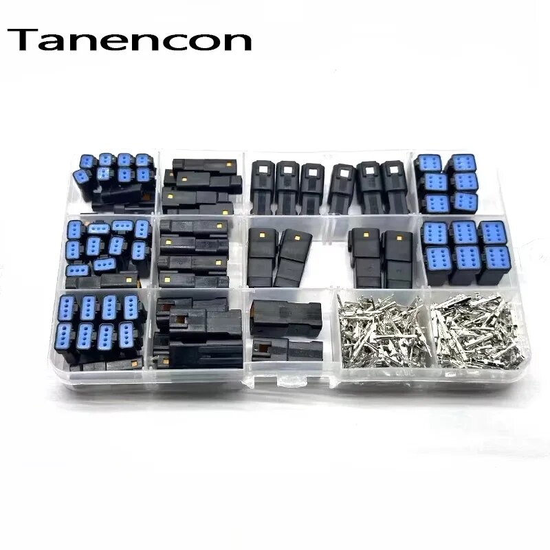 1 комплект автомобильного водонепроницаемого разъема типа JST 02T-JWPF-VSLE-S 02R-JWPF-VSLE-S 3 4 6 8-контактный разъем для проводов из чистой меди JWPF-VSLE-D Black Connector Box