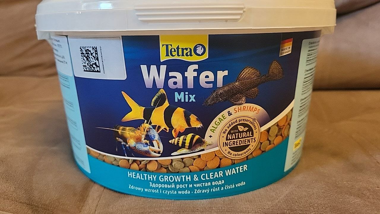 Корм для сомиков 100г (200мл) Tetra Wafer Mix креветок, рачков в маленьких таблетках