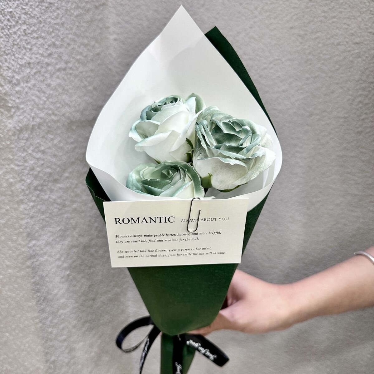 Цветы из мыла букет