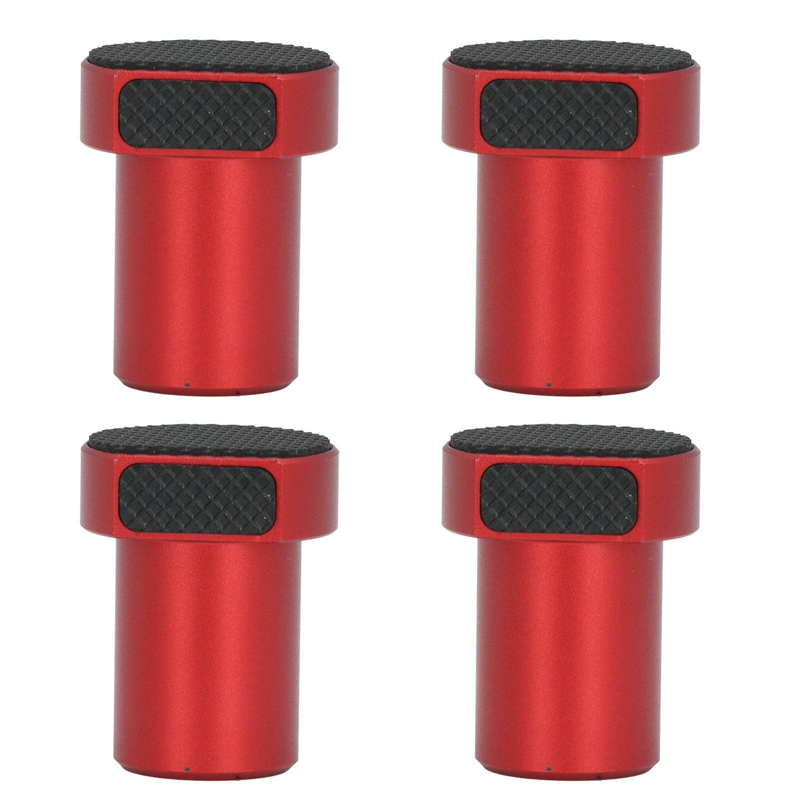 4 шт. 20 мм упоры для верстака с нескользящей накладкой из алюминиевого сплава ограничитель отверстия для столярного верстака красный