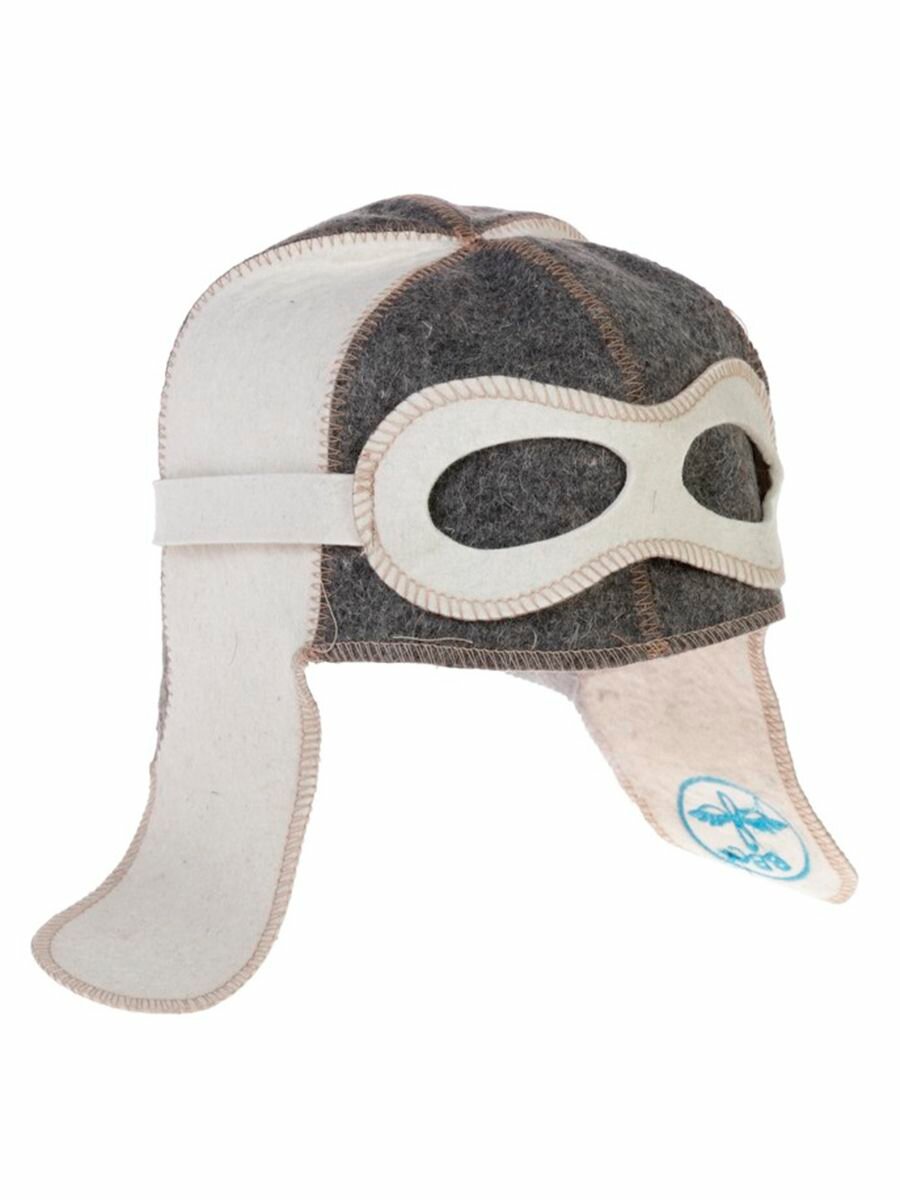 Банный шлем пилота "ВВС" (100% шерсть)