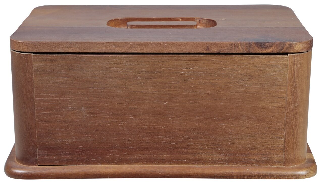 Хлебница, Kuchenland, 30х20 см, дерево акации, коричневая, Noble tree