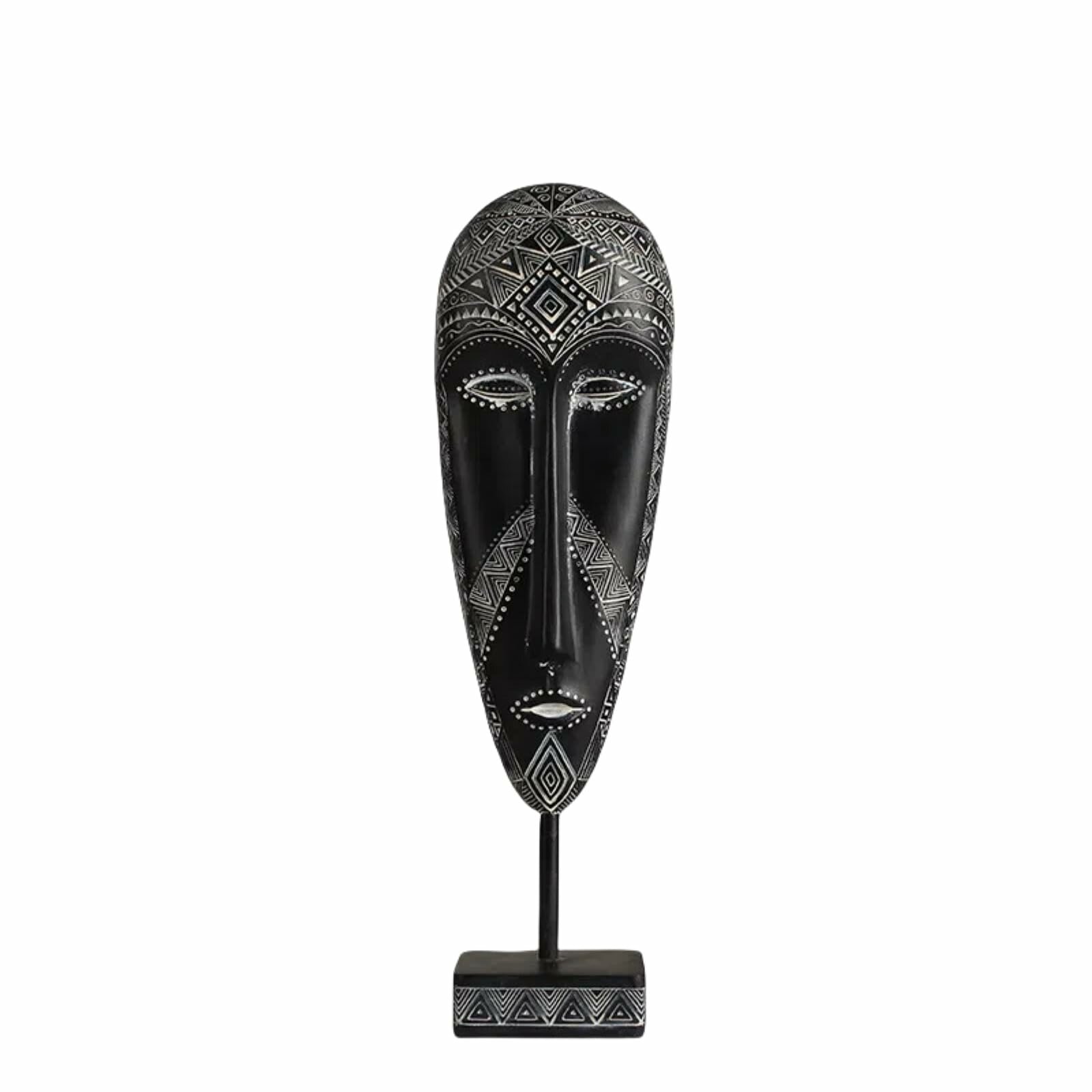 Африканская маска настенная ручной работы 40 см дерево декор интерьера