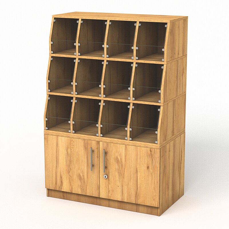 Стеллаж для конфет, орехов, сухофруктов "орешек" №1, Дуб Золотистый