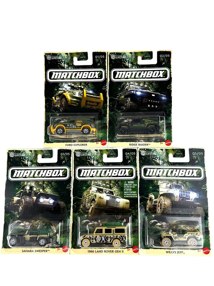 Машинка коллекционная Matchbox 2025 GGF12-1/64 ,5 шт. в комплекте