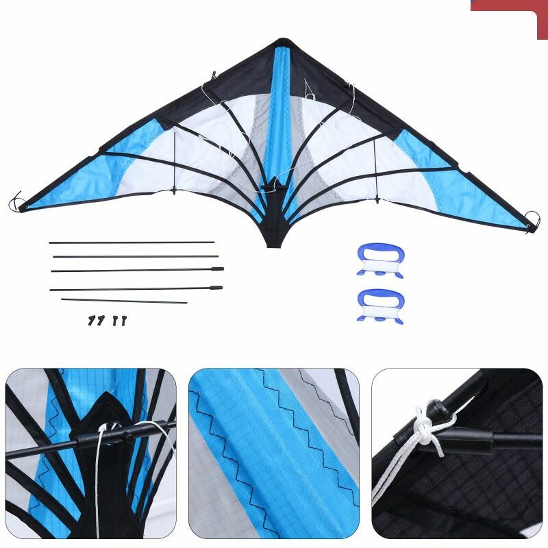 Легкий в полете воздушный змей для детей, спортивные змеи для взрослых, треугольный мультяшный змей для малышей