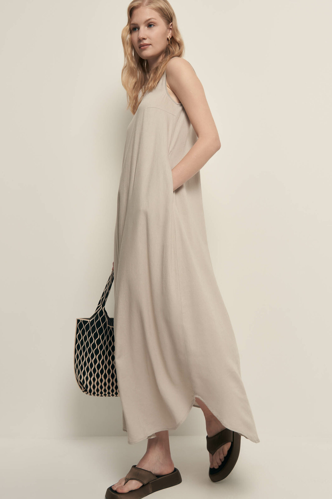 Платье Сарафан легкий из вискозы, летнее платье