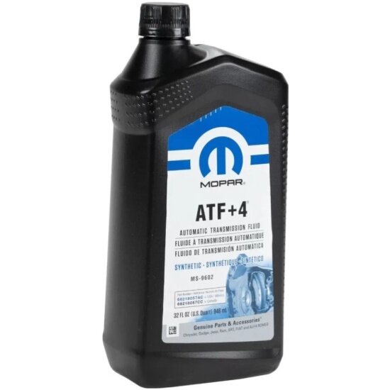 Трансмиссионное масло Mopar ATF+4 синтетическое 0,946 л
