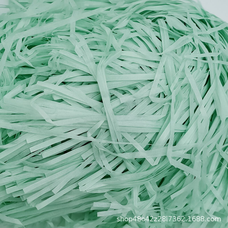 Подарочная упаковка, 100г, шелковая начинка, рафия, папирус, синяя от Тиффани