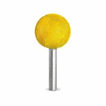 Борфреза игольчатая. Карбид-вольфрам. Сфера. 28х28мм. Хвостовик 6мм. 6S1-40. Saburtooth