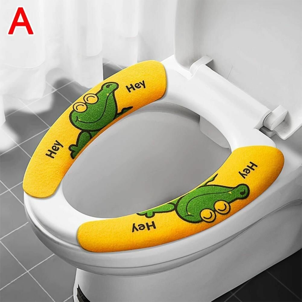 Накладки на сиденье унитаза Comfort, мягкие самоклеящиеся покрытия 38x9 см