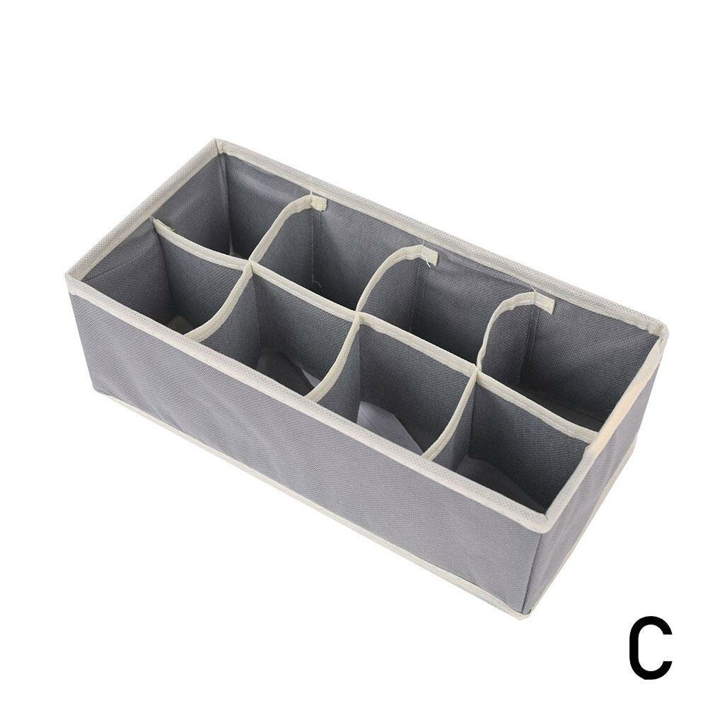 Органайзер для хранения вещей, кофр для белья в шкаф "Зигзаг", короб для одежды, ящик для аксессуаров, нижнего белья и носков, размер 32х32х10 см