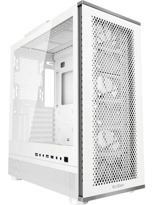 Компьютерный корпус ATX PcCooler ME200 MESH WH белый (c3-a520whp3-gl)