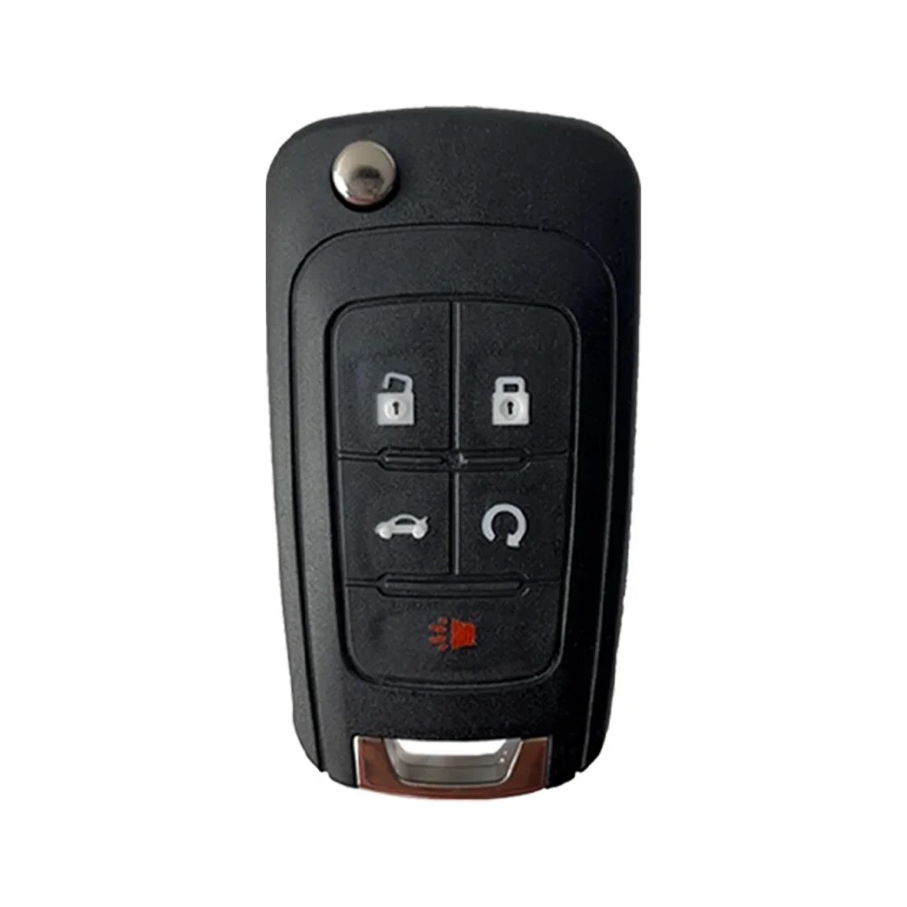 Корпус ключа Chevrolet 5 кнопок, черный