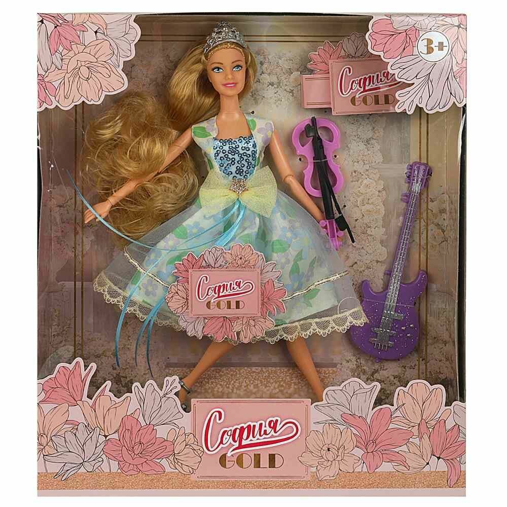 Кукла 29 см София Gold, руки и ноги сгибаются