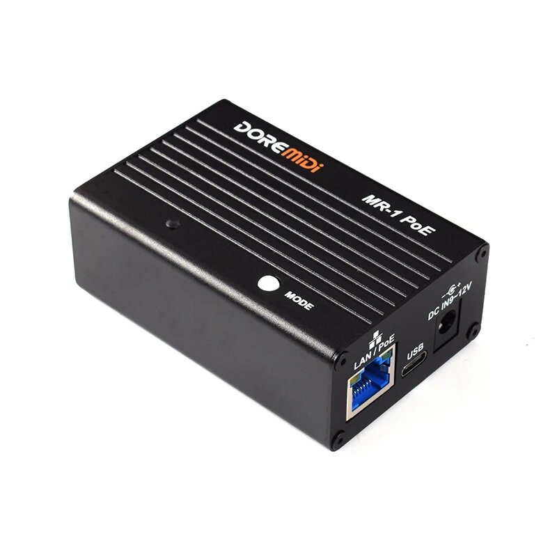 DoreMiDi RTP MIDI Network Interface MR-1 PoE