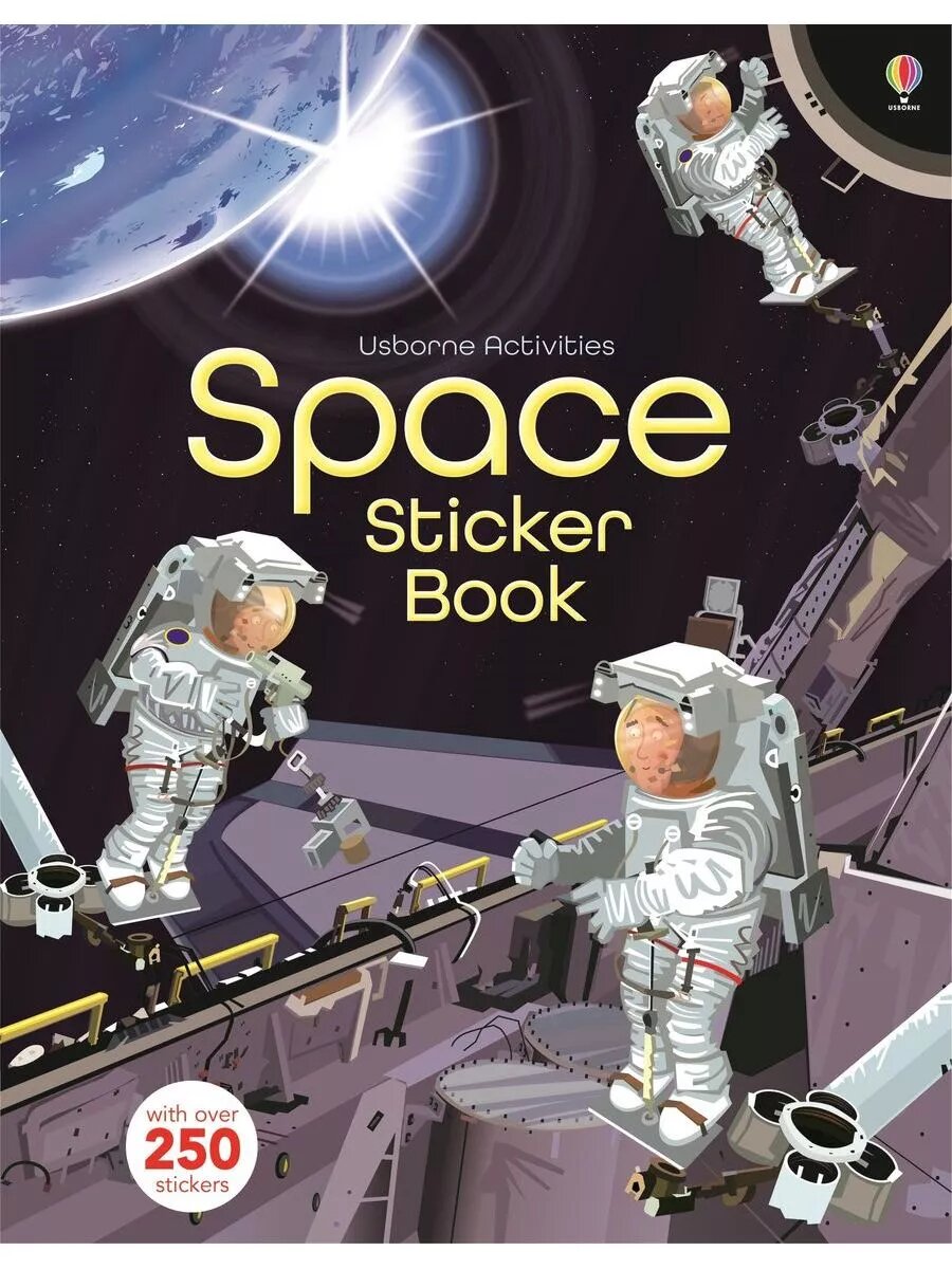 Activities Space Sticker Book космос книга с наклейками | Usborne