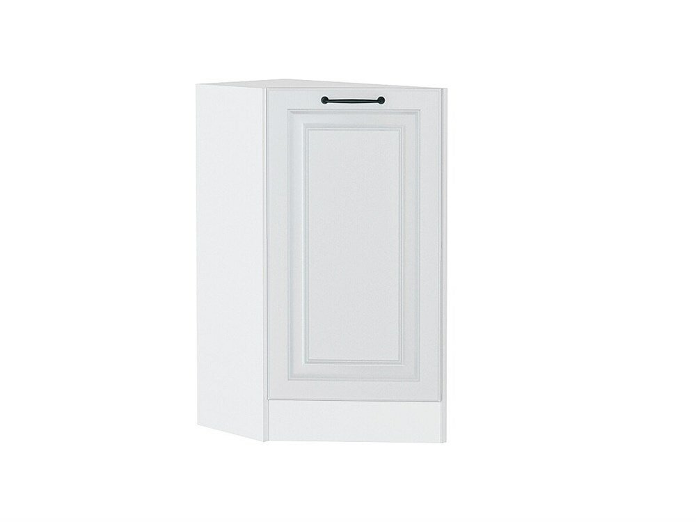 VVT Шкаф нижний торцевой Ницца Белый, Blanco В*Ш*Г 816*296*552, фасад МДФ Blanco, корпус Белый Blanco
