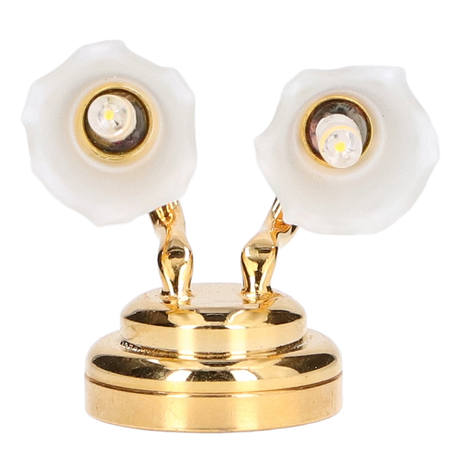 Миниатюрная светодиодная настенная лампа для кукольного домика в масштабе 1:12 с выключателем, игрушка для украшения кукольного домика.