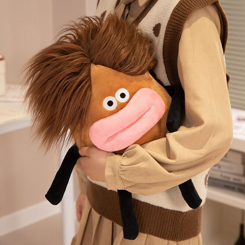 Мягкая игрушка картошка губастик 30 см/подушка губастая картошка