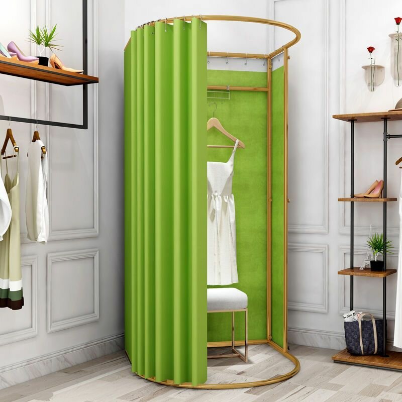 Примерочная кабина, отдельно стоящая, 100х95х200см, Можно двигаться. С рамкой -hj