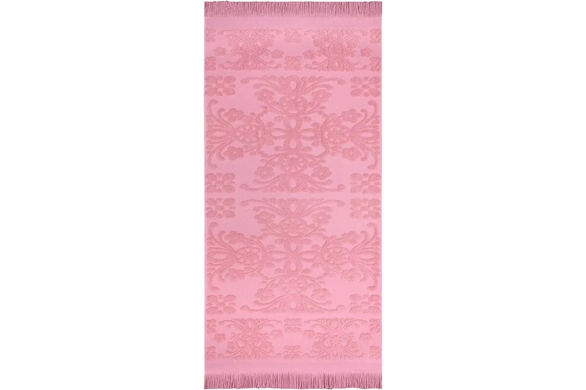 Полотенце Arya Home Arya Isabel Soft с бахромой размером 30x50 см, коралловый цвет