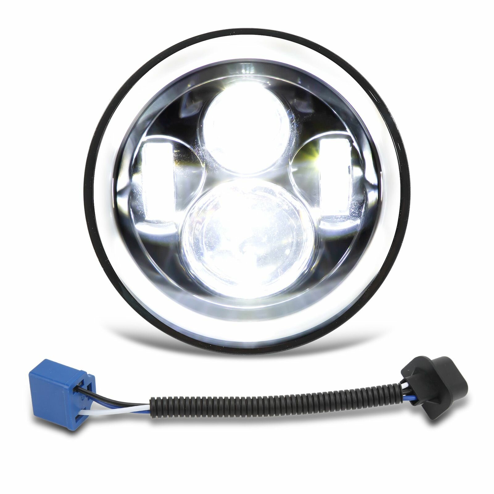 7" LED фара Angel Eye для Yamaha Road Star