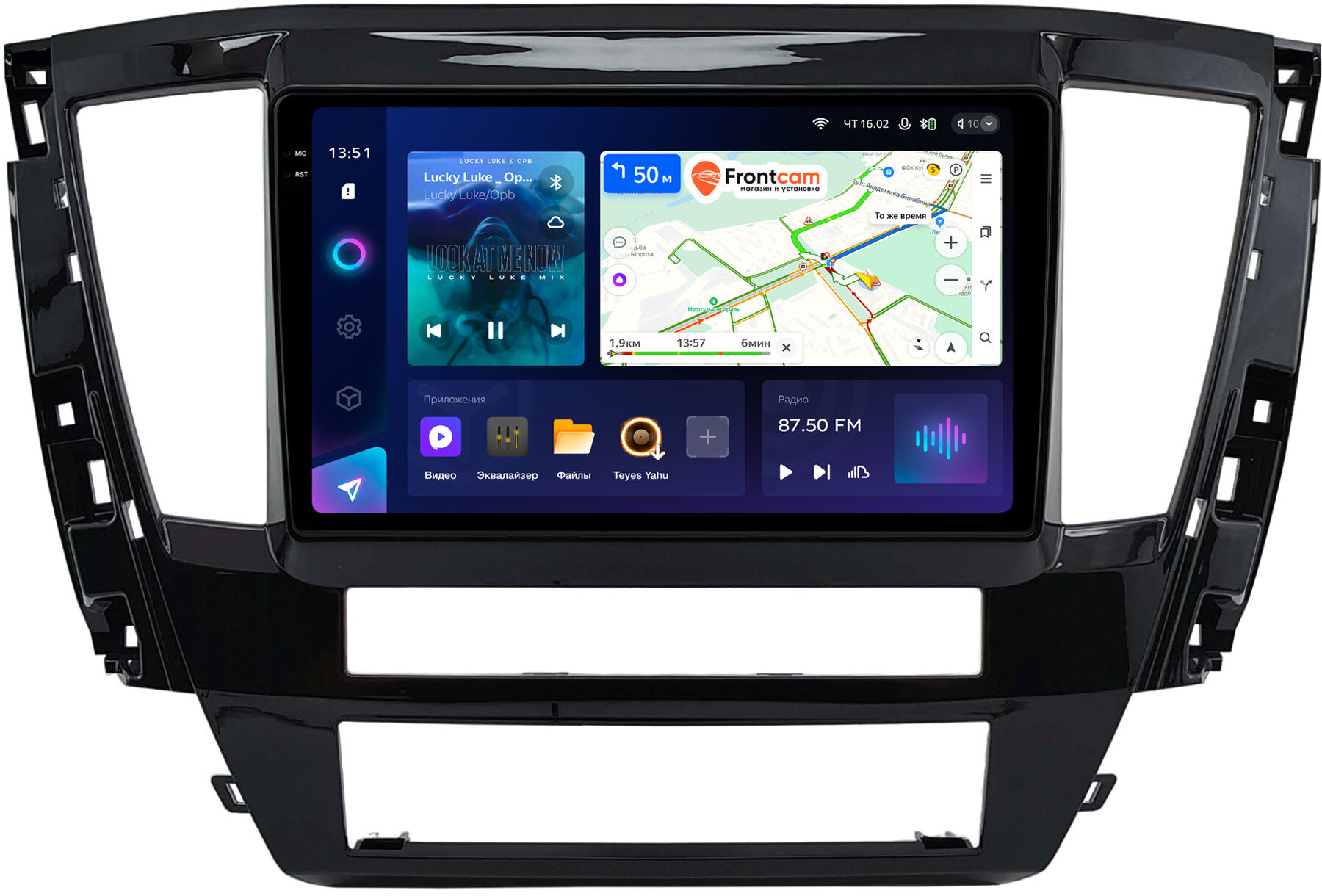 Штатная магнитола Mitsubishi Pajero Sport 3, Montero Sport 3 2019-2026 Teyes CC3 2K 6/128 9.5" RM-9-0397 Android 10 (4G-SIM, DSP, QLed)