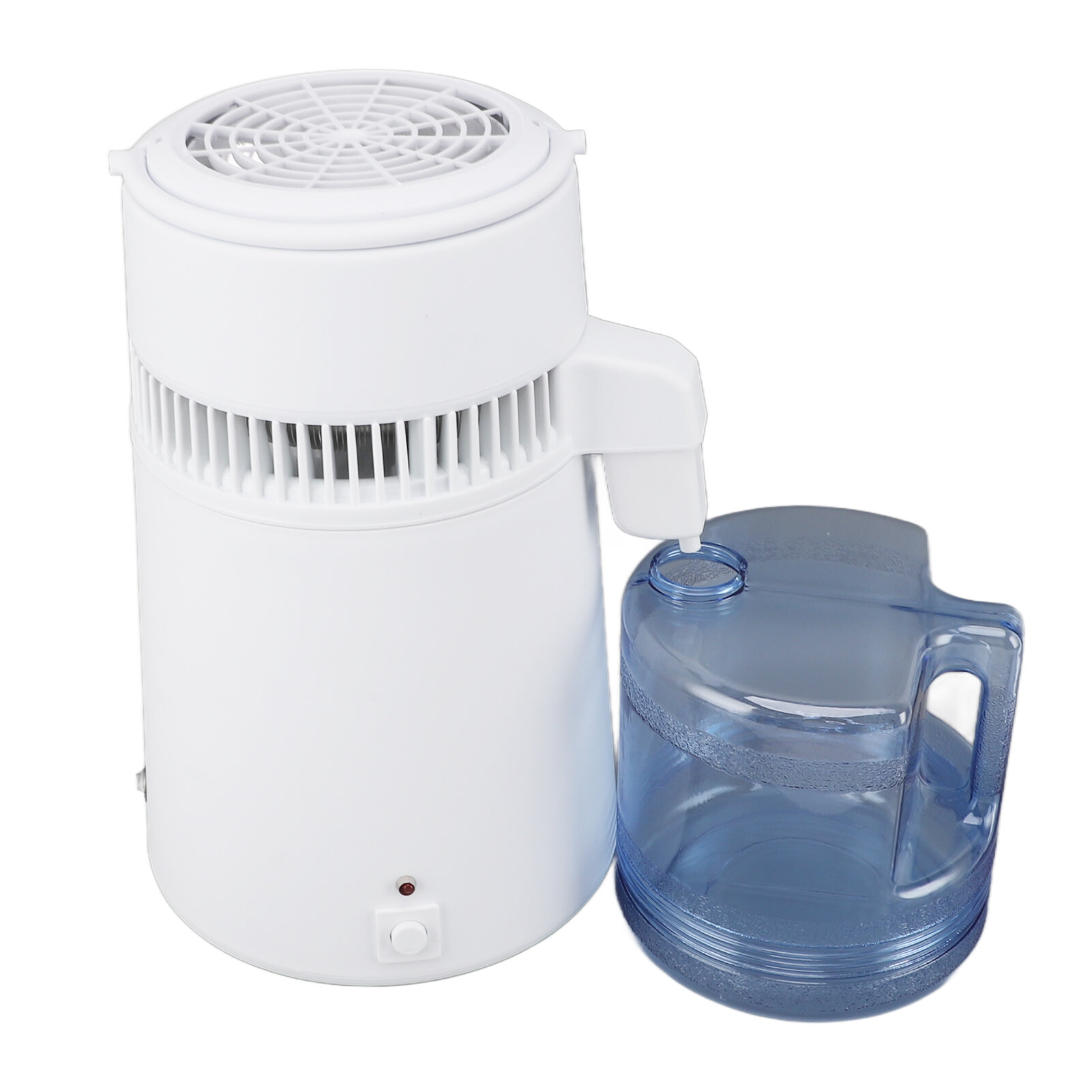 Дистиллятор для воды 4л из нержавеющей стали, полностью автоматическая защита от перегрева, дистиллированная вода для домашних лабораторий, офисов, вилка стандарта США, 110 В