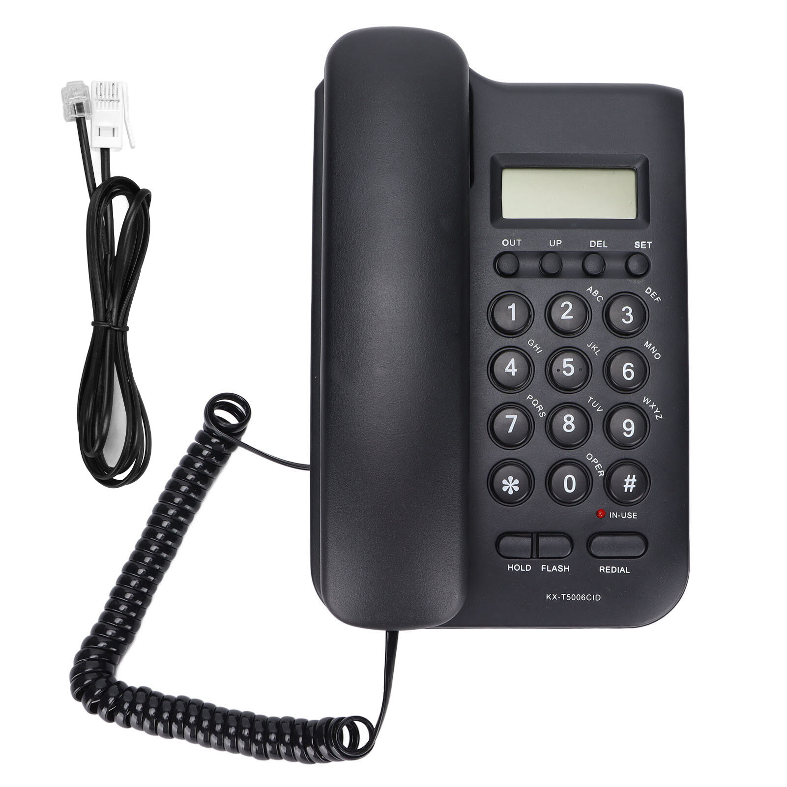 KXT5006CID Телефонный офис Home Home Hote Телефон звонящий Small Extension Support Caller ID полученные руки бесплатно (черный)