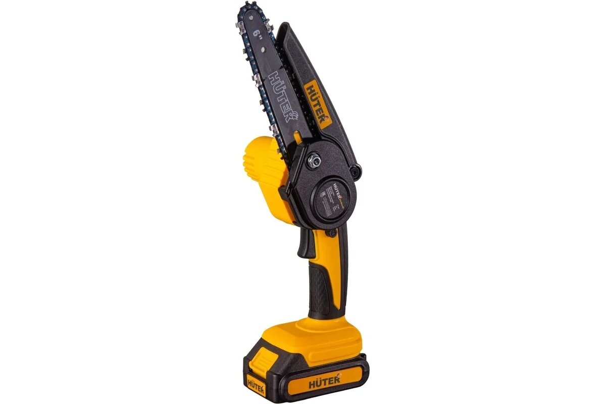 Электрическая цепная пила Huter ELS ELS-20-Li-2К дл. шины:6" (15.2cm) 2аккум. 2Ач (70/10/23)