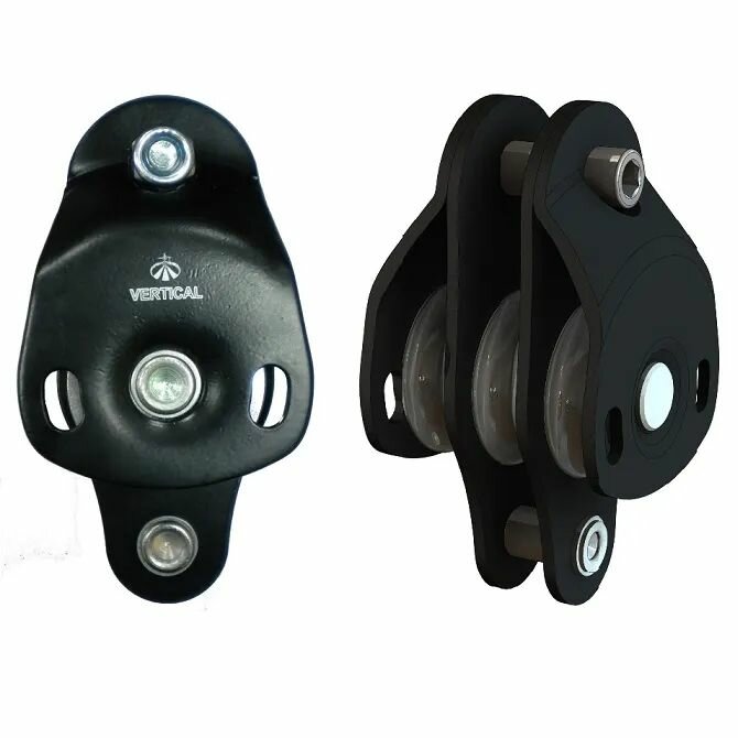 Тройной силовой блок-ролик Вертикаль (ver 0414-1)