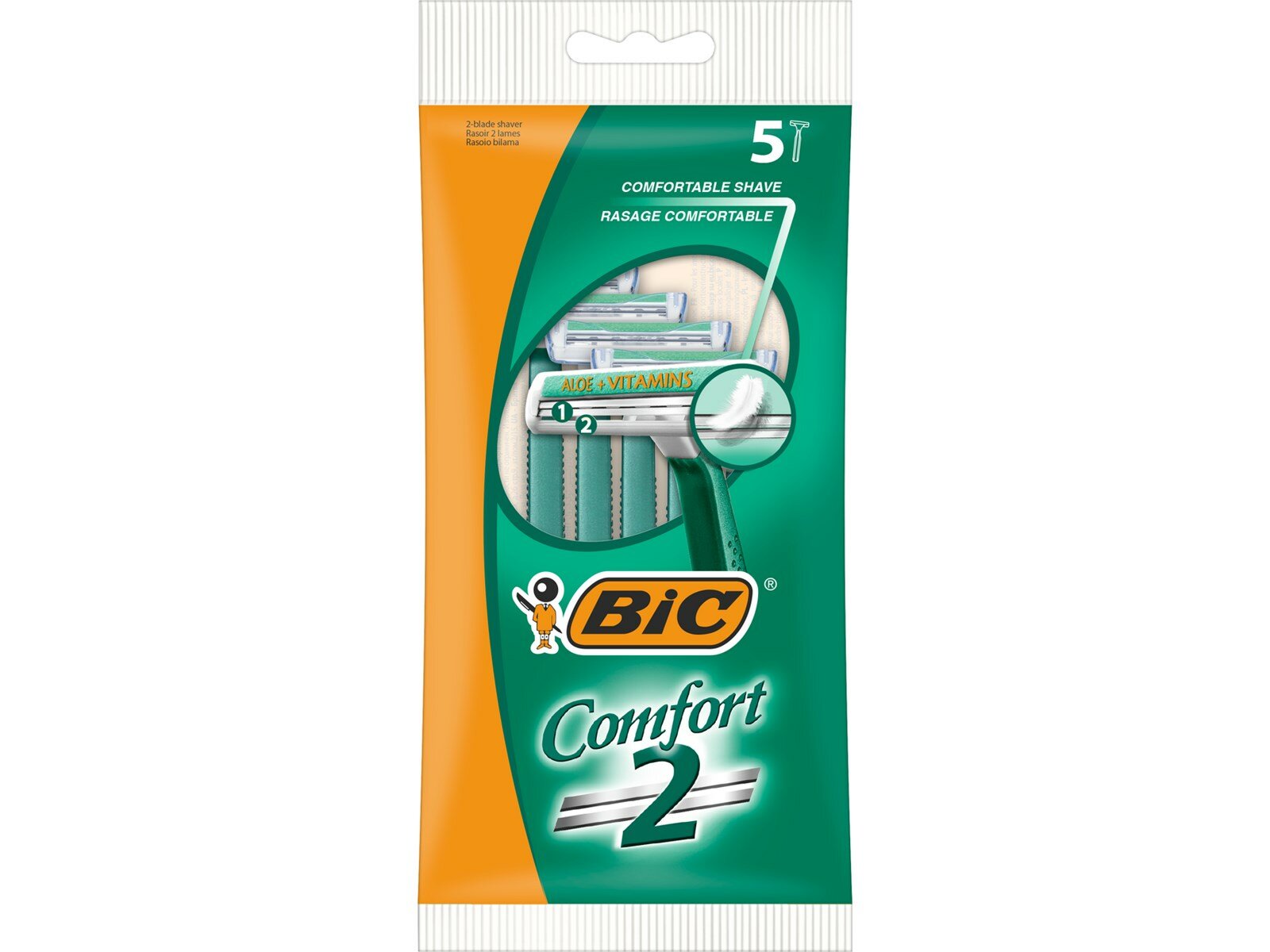 Станок для бритья BIC Comfort 2, 5шт