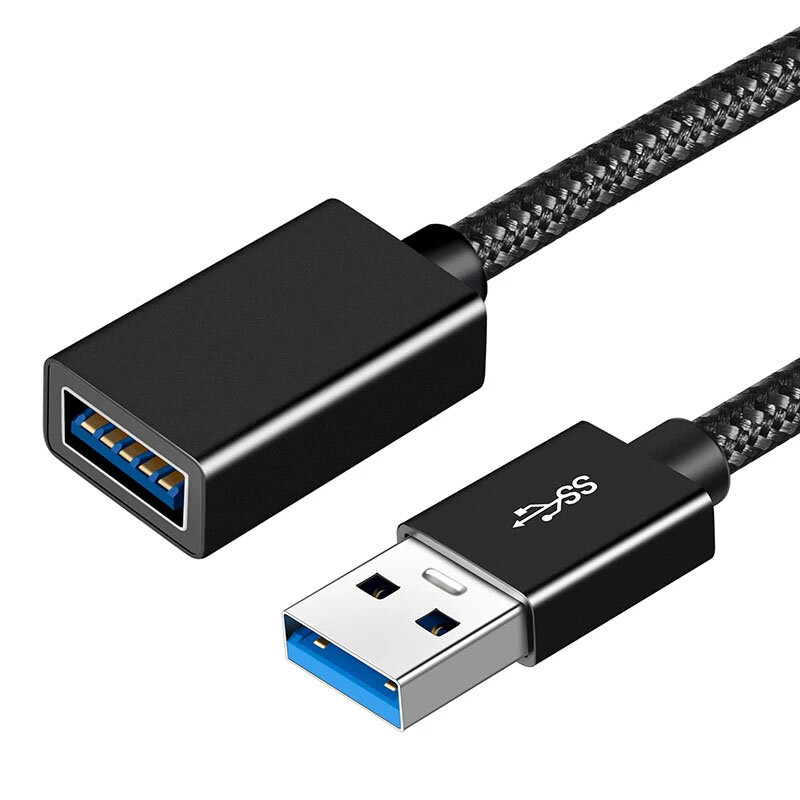 Удлинительный кабель USB 3.0 «папа-мама» 3 м 2 м 1 м Удлинительный кабель Гнездо с удлинителем USB 3.0 Кабель для передачи данных Высокоскоростной кабель передачи данных