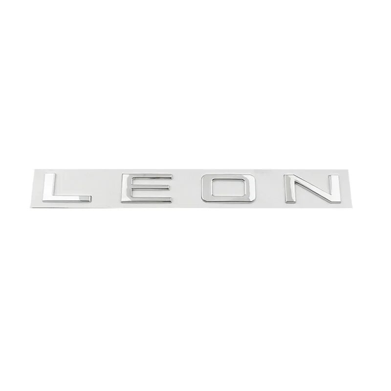 Металлический логотип "LEON" A-Silver для Seat Leon MK1-MK6