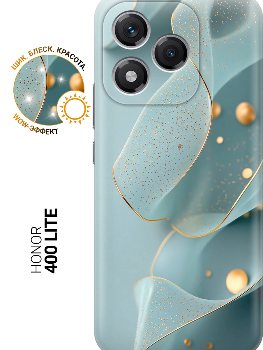 Силиконовый чехол на Honor 400 Lite с принтом "Волны вдохновения"