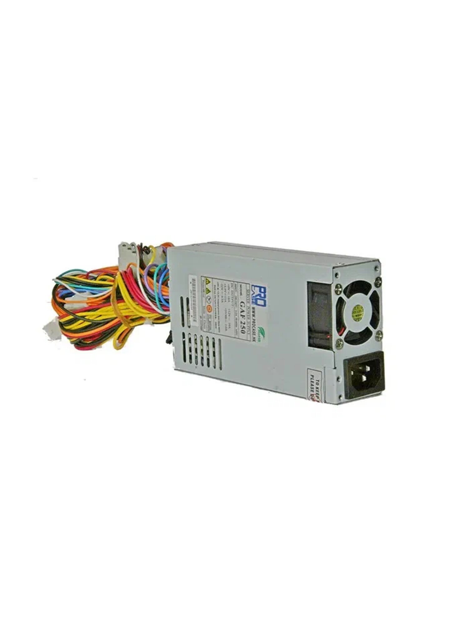 Блок питания Procase GAF400, 400 Вт, ATX, 1 вентилятор, защита от перегрузки