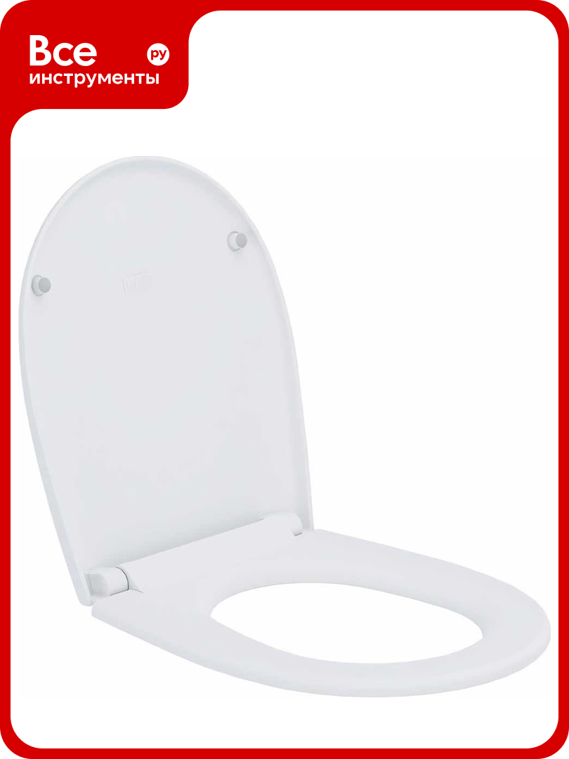 Сиденье из полипропилена IDDIS Soft Close 005 005PPS3i31, пластик, овальная форма, универсальное крепление, микролифт