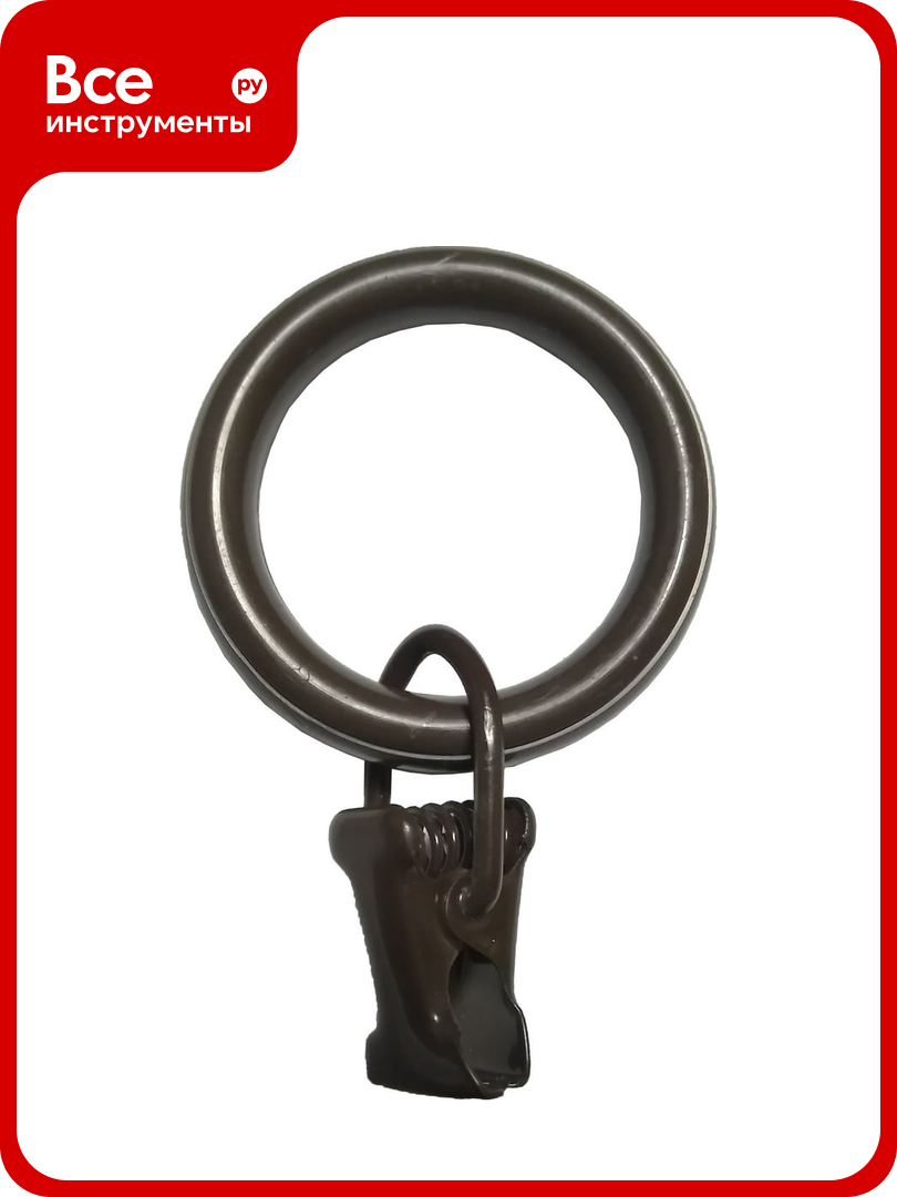 Кольца Арт-Декор с зажимом D20, 10 шт коричневый 4620748740707 для надежного зажима деталей