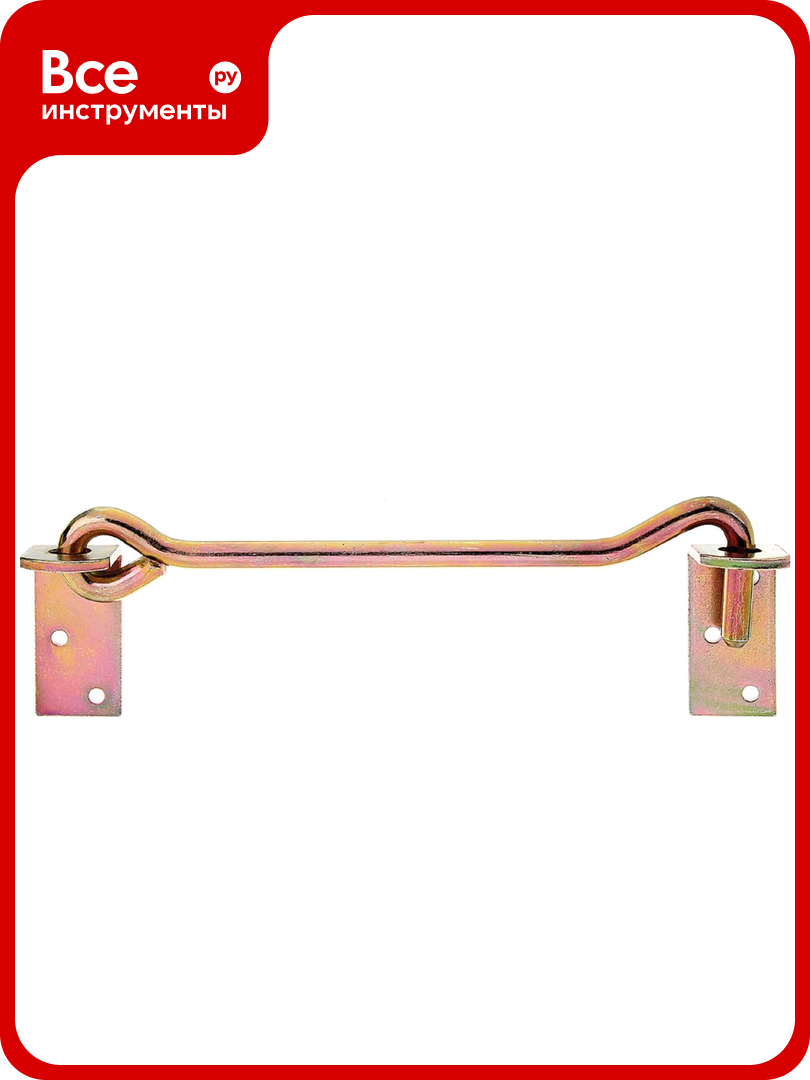 Крючок ALBERTS оцинкованный, 280x12 мм 209216, оцинкованной стали, 280 мм