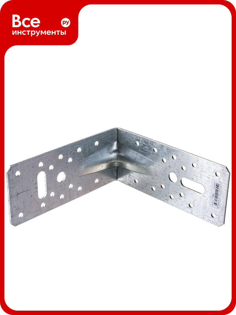 Усиленный уголок Rock RKPL10, прямоугольный стальной профиль, прямой угол, усиленная конструкция, упаковка в двадцать