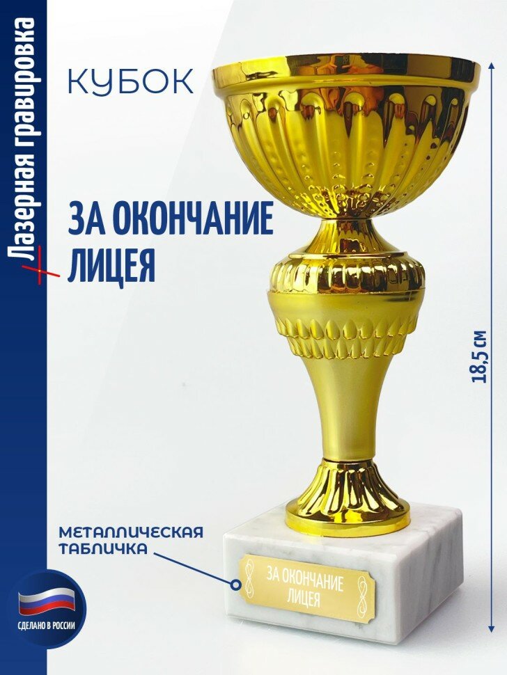 Кубок "За окончание лицея" (18,4 см)